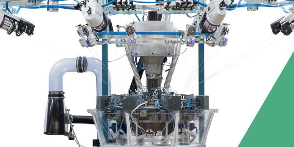 Circular electronic knitting machines seamlesswear, Santoni.